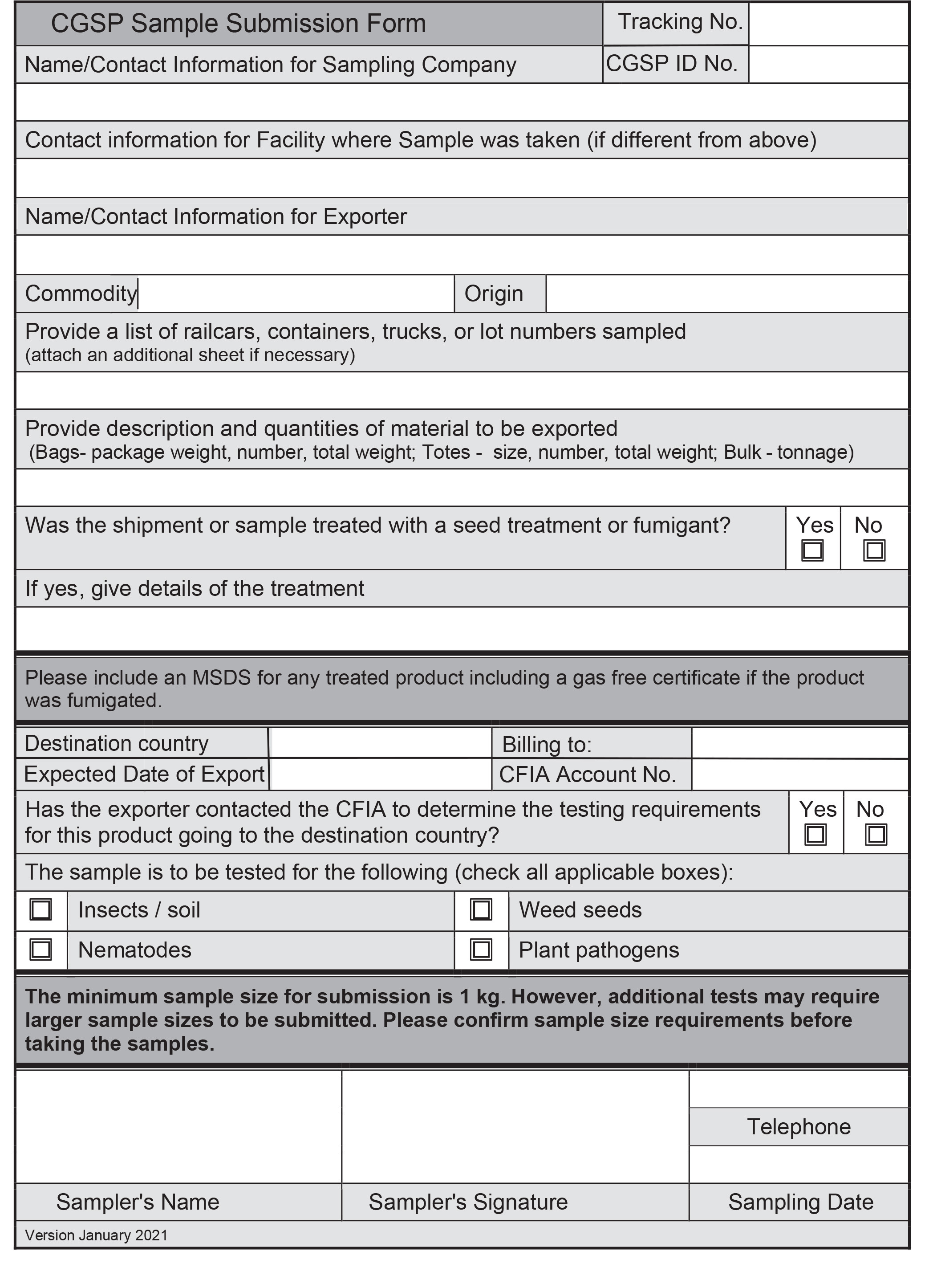 D-10-02: The Canadian Grain Sampling Program (CGSP) - inspection.canada.ca